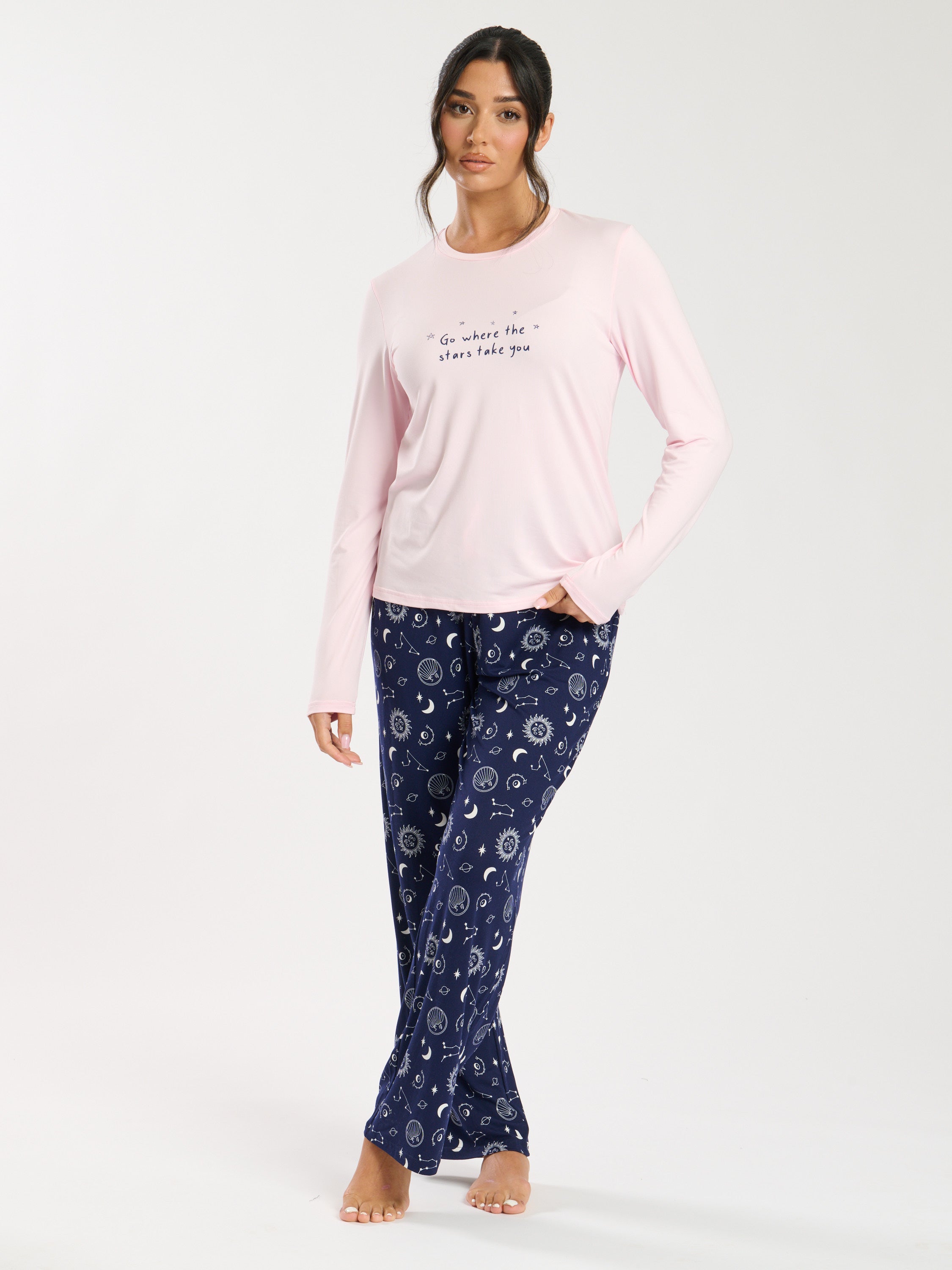 Multi Go Where The Stars Pyjama Set – Continental Textiles